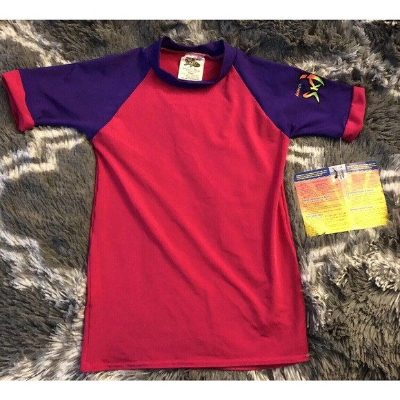 Radicool | Swim | New Radicool Skin Rash Guard Childs Spf 0 Pinkpurple ...